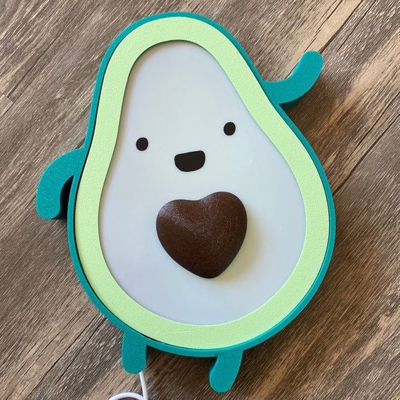 3D Printed | Other | Led Avocado Lamp 3d Printed | Poshmark